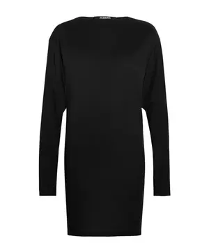 Jacquemus Cowl-back Woven Mini Dress