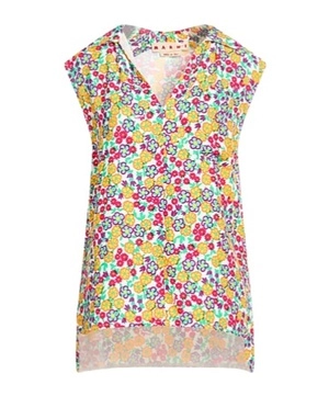 Marni Floral Sleeveless Top - Multicolor