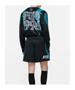 Acne Studios Graphic Print Elasticated Shorts