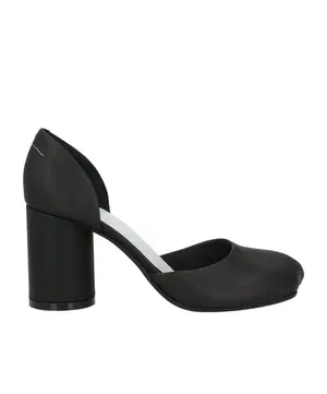 MAISON MARGIELA Minimalist Leather High Heels - Black