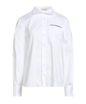 Brunello Cucinelli Appliquéd Poplin Shirt