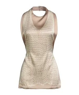 Sportmax Two-tone Halterneck Satin Top