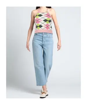 GANNI Geometric-patterned Top