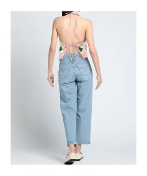 GANNI Geometric-patterned Top