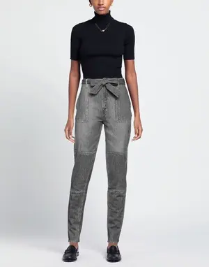 Rag & Bone Minimalist Solid Color Denim Look Casual Pants
