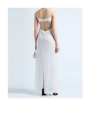 Jacquemus Sleeveless Maxi Dress With Open Back
