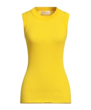 Sportmax Sleeveless Crewneck Knit Top - Yellow