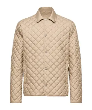 Moncler Avrelie Diamond Quilted Padded Shirt Jacket