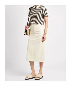 MAXCO. Striped Knit Top