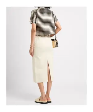 MAXCO. Striped Knit Top