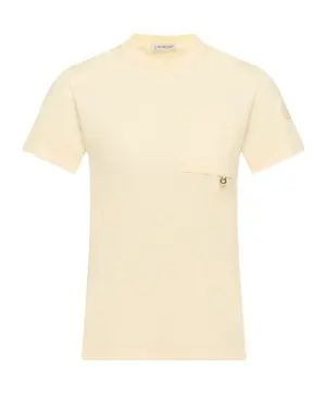 Moncler Metal Logo Cotton T-shirt