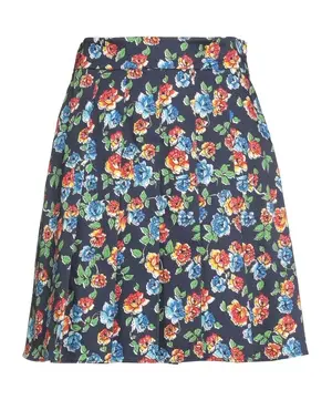 MAXCO. Max&co. Pleated Floral-print Mini Skirt