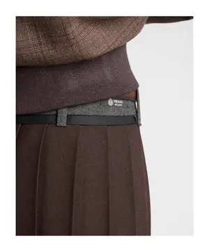Prada Pleated Midi Skirt