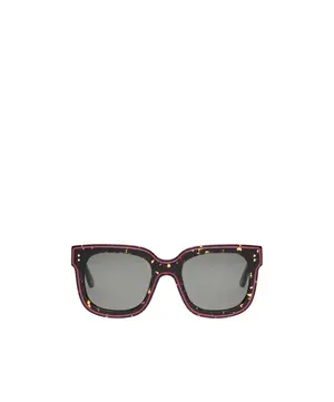 Marni Tortoiseshell-print Sunglasses - Gray