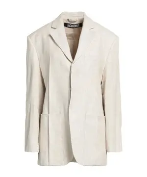 Jacquemus V-neck Suit Jacket - White