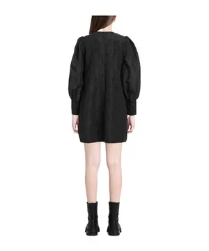 GANNI Plain Colour Short Dresses