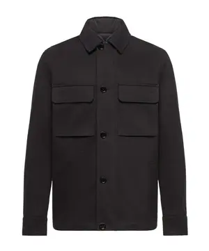 Moncler Thaldrik Cotton Field Jacket With Detachable Down Vest