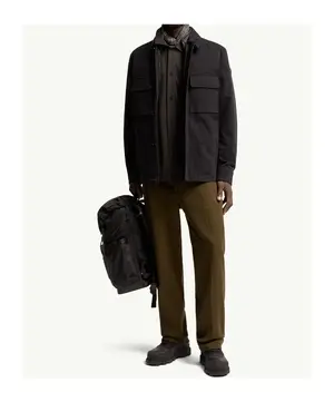Moncler Thaldrik Cotton Field Jacket With Detachable Down Vest