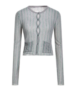 MAISON MARGIELA Striped Long Sleeve Cardigan