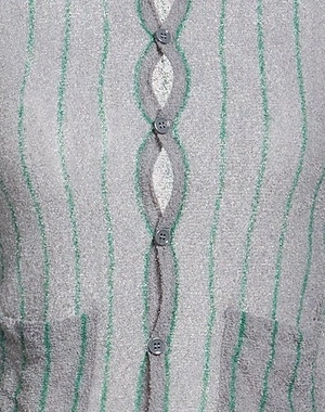 MAISON MARGIELA Striped Long Sleeve Cardigan