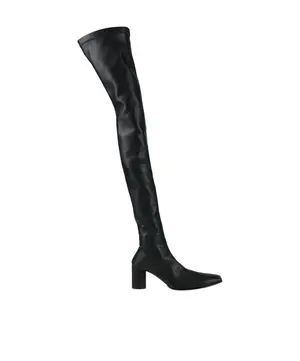 MAISON MARGIELA Over-the-knee Square Toe Geometric Heel Boots