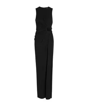Sportmax Cut-out Crepe-jersey Maxi Dress