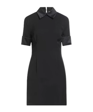 Sportmax Crepe Bodycon Dress With Satin Trims