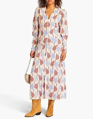 Isabel Marant Étoile V-neck Long-sleeved Dress