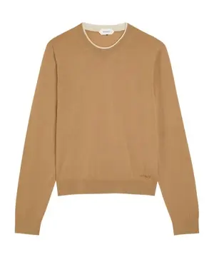 Versace Layered-neck Wool-blend Jumper