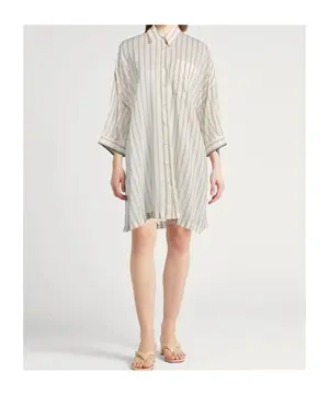 Brunello Cucinelli Striped Shirt