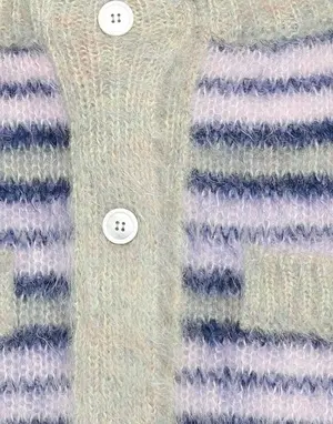 Marni Striped Flared Knit Skirt