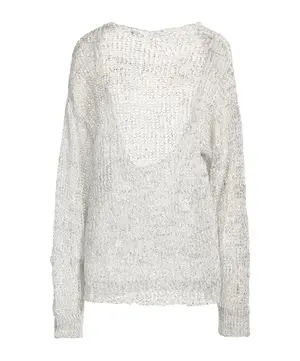 MAISON MARGIELA Two-tone Metallic Open-knit Jumper
