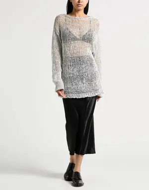MAISON MARGIELA Two-tone Metallic Open-knit Jumper