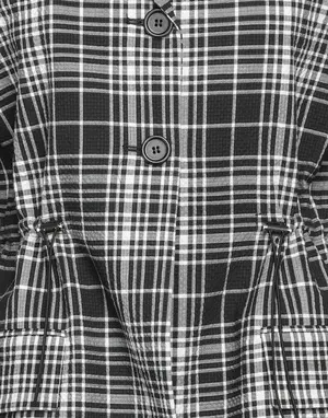 Sportmax Single-breasted Checked Blazer
