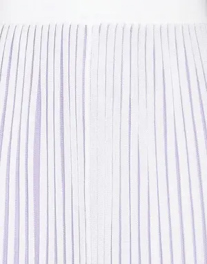 MAISON MARGIELA Two-tone Pleated Wide Leg Pants