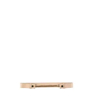 Chloé Leather Belt With Chain Detail