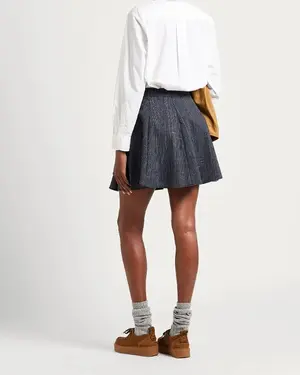 MAXCO. Max&co. Flared Mini Skirt With Buckle Detail