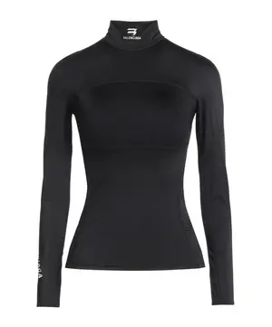 Balenciaga Logo Turtleneck T-shirt