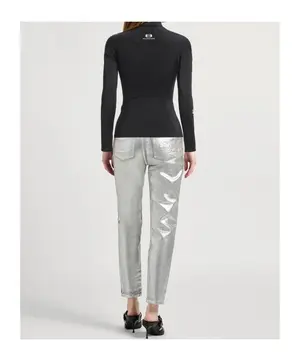 Balenciaga Logo Turtleneck T-shirt