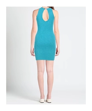 GANNI Sleeveless Knit Mini Dress