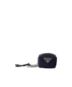 Prada Speedrock Re-nylon Keychain Charm - Navy