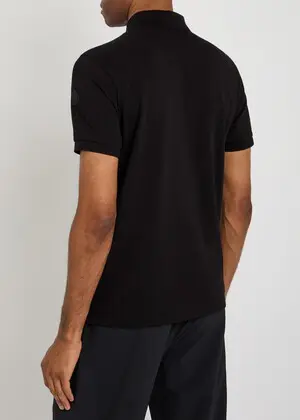Moncler Logo-print Cotton Polo Shirt