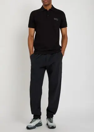 Moncler Logo-print Cotton Polo Shirt