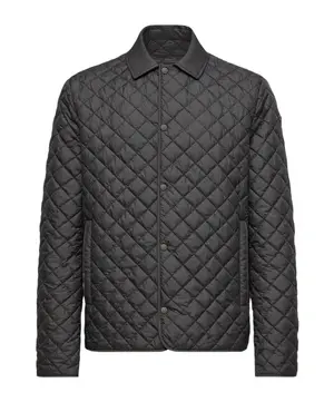 Moncler Diamond Quilted Padded Shirt Jacket