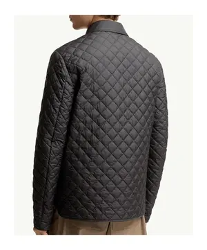 Moncler Diamond Quilted Padded Shirt Jacket