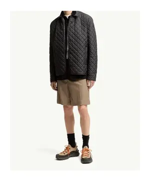 Moncler Diamond Quilted Padded Shirt Jacket