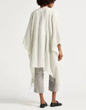 Brunello Cucinelli Striped Cloak