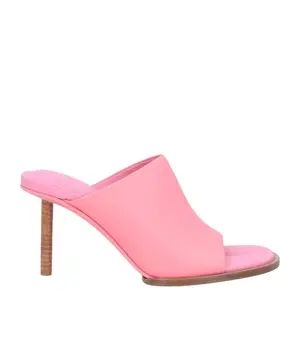 Jacquemus Minimalist Leather High Heel Sandals - Pink
