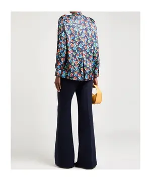 MAXCO. Max&co. Floral Print Long Sleeve Shirt