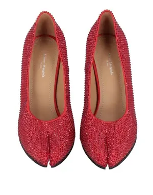 MAISON MARGIELA Rhinestone Embellished Cone Heel Pumps